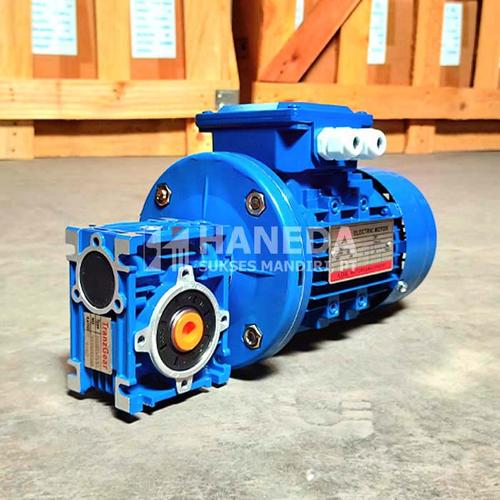 Jual Gearbox Set NMRV 030 CW 4P 0.18KW 0.25HP 3PHASE 1500RPM - 1:10 ...