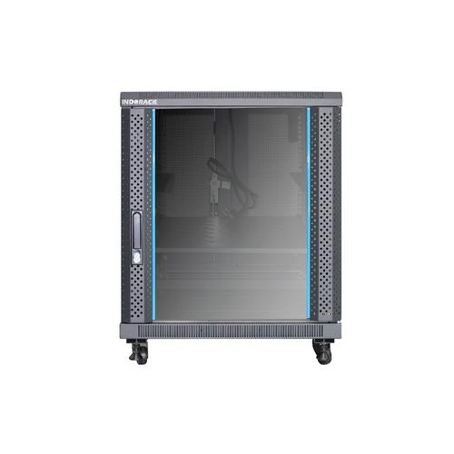 Jual INDORACK Rak Server IR8012G Close Rack Glass Door 12U Rack Server ...