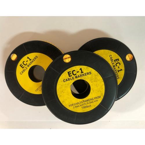 Jual KABEL MARKER / CABLE MARKER LABEL HURUF DAN ANGKA CIC - EC1 huruf ...
