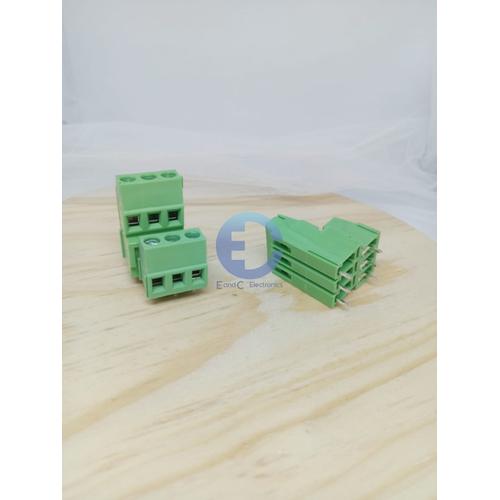 Jual Terminal Block Hijau 3 Pin Double Deck Kecil 3.81mm - Kota ...