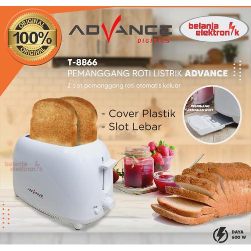 Jual PEMANGGANG ROTI LISTRIK BREAD TOASTER POP UP ADVANCE T8866 ...