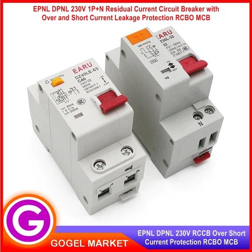 Jual RCCB ELCB DZ30L 230V 1P+N Residual Current Circuit Breaker RCBO ...