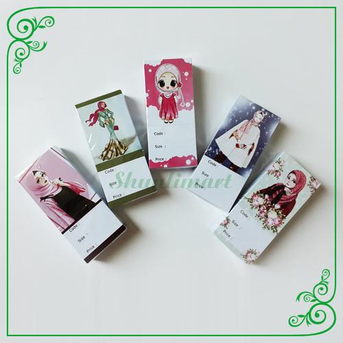 Jual Hang Tag Baju / Label Harga Pakaian / Price Tag Fashion Hijab ...