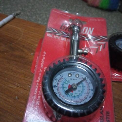 Jual pengukur/ukuran angin ban motor mobil model bulet Dial type tire ...