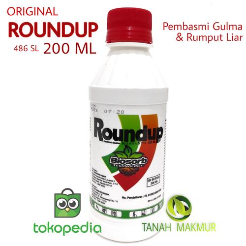Jual RACUN RUMPUT HERBISIDA ROUNDUP 200ML 486SL 200 ML ROUND UP GULMA ...