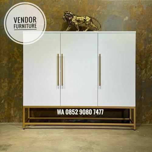Jual Buffet HPL Industrial Modern Meja Buffet Minimalis Kaki Besi - Kab ...