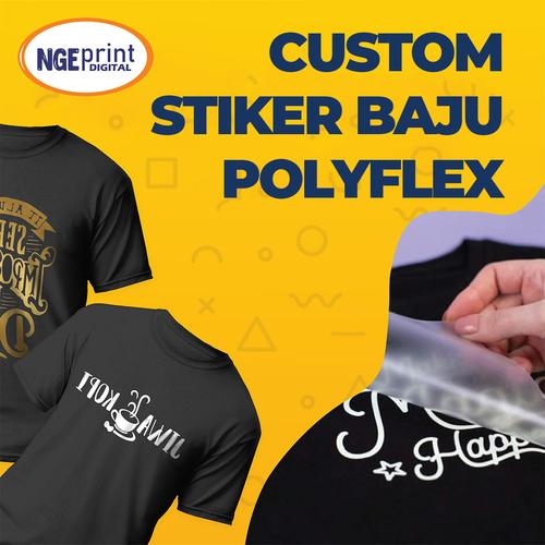 Jual Stiker Baju / Stiker Nama Baju / Stiker Baju Iron on (Disetrika ...