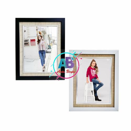 Jual Pigura/Frame/Bingkai A4 (21x30) Linen - Putih Linen, Minimalis ...