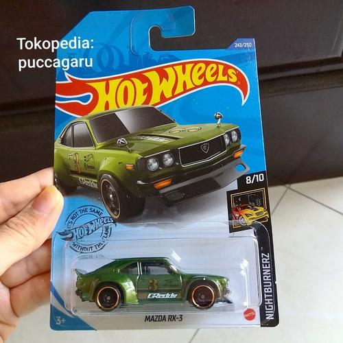 Jual HOT WHEELS MAZDA RX3 GREDDY GREEN HIJAU HW DIECAST MOBIL RACING RX ...