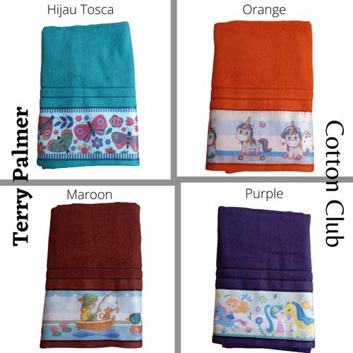 Jual Handuk Bordir Custom (nama suka suka)handuk anak karakter ...