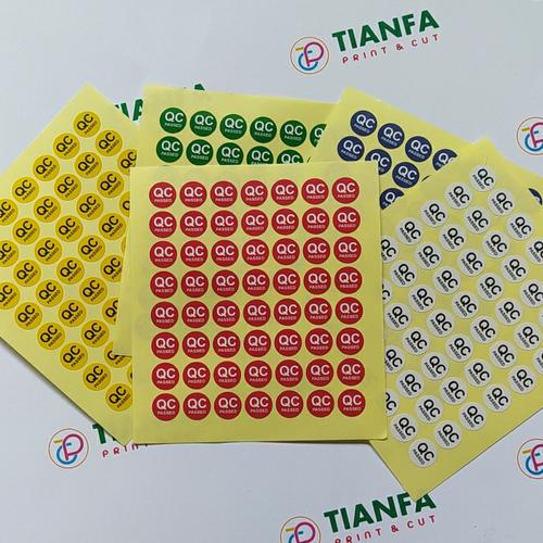 Jual STIKER QC PASSED - Putih - Kab. Bekasi - tianfa.printcut | Tokopedia