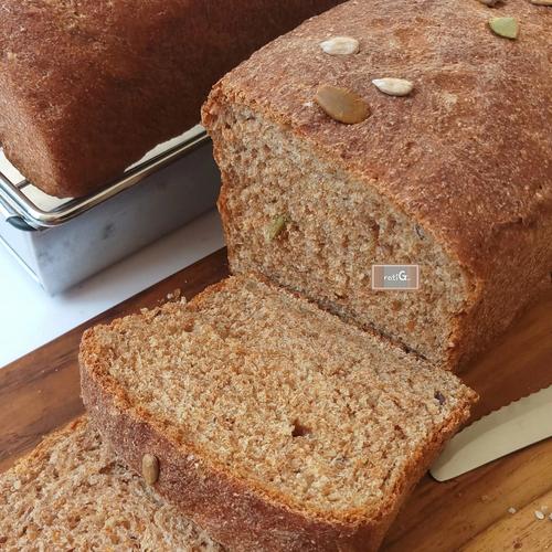 Jual Roti tawar gandum - whole wheat flour, 2 varian, 2 ukuran - Polos ...