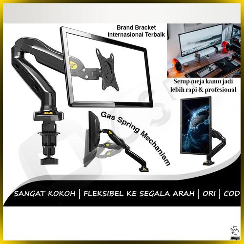 Jual North Bayou NB-F80 Bracket Monitor Stand Computer Komputer ...