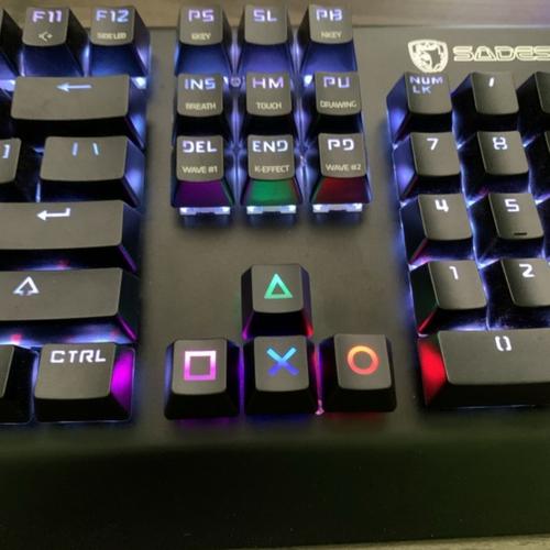Jual Keycap Keycaps Backlit PlayStation PBT Profile OEM Dye Sublimation ...