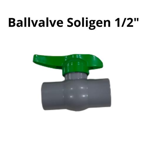 Jual Ball Valve PVC Polos Soligen 1/2 inch Stop Kran BallValve - Kab ...