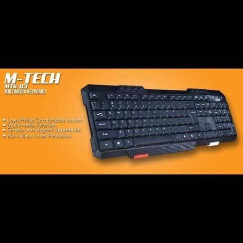 Jual Keyboard m-tech Wired usb multimedia fullsize for Pc-Cpu-Laptop ...