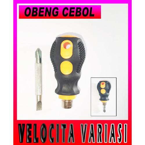 Jual Obeng mini 2 way BB Obeng Cebol Min dan Plus Model Tekiro ...