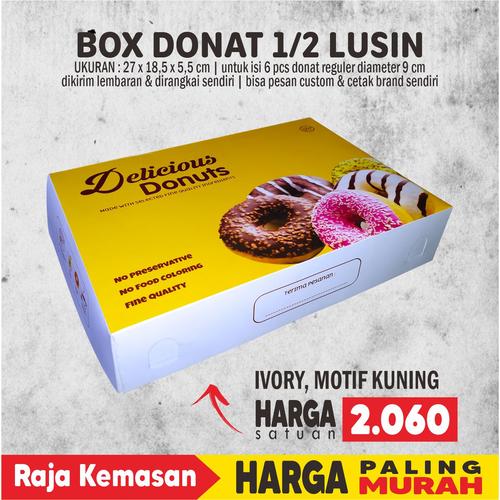 Jual Dus Donat, Box Donat, Kotak Donat, Donuts Box, Kemasan Donat ...