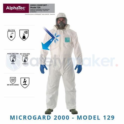 Jual COVERALL MICROGARD 2000 COMFORT / ALPHATEC 2000 MODEL 129 - M ...