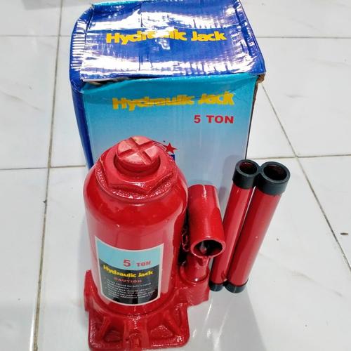 Jual DONGKRAK MOBIL 5 TON HIDROLIK HYDRAULIC JACK BOTOL TRUK - Jakarta ...
