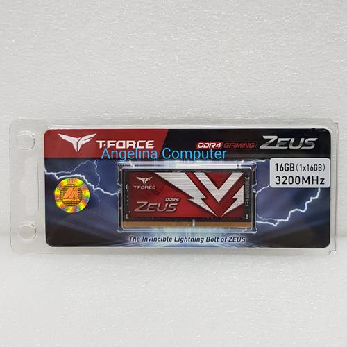 Jual RAM MEMORY TEAM T-FORCE ZEUS SODIMM DDR4 16GB 3200 Mhz 3200Mhz ...