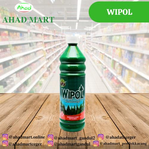 Jual Wipol Karbol Pembersih Lantai Cairan Desinfectan Cemara Botol 800 ...