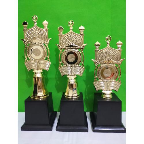 Jual PIALA SET TROPHY KECIL FG BULAN MASJID MTQ KHATAM TAHFIDZ LOKAL ...