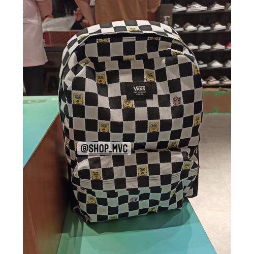 Jual VANS SPONGEBOB OLD SKOOL PRINTED BACKPACK / TAS VANS SPONGEBOB ...