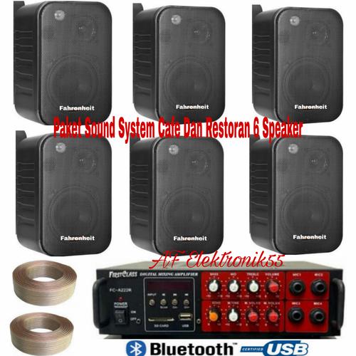 Jual Paket Sound System Cafe Dan Restoran 6 Unit Speaker - Jakarta ...
