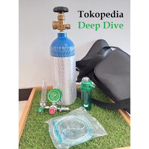 Jual Tabung Oksigen Medical Portable Kit Set Travelling Emergency Nylon ...