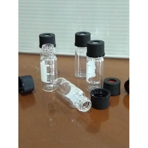 Jual Sample Vial 2 ml Clear isi 10 pcs Botol Vial with Srew Cap Open ...