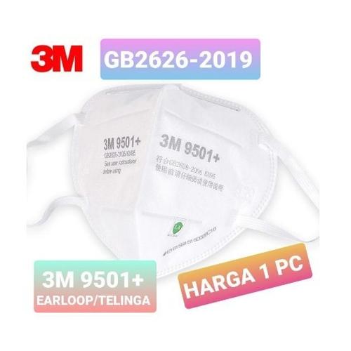 Jual MASKER 3M 9501+ KN95 N95 EARLOOP IMPORT ORIGINAL - Jakarta Barat ...