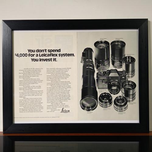 Jual Iklan Lawas LEICA Uk Besar - Wall Decor Poster Kamera Lensa ...