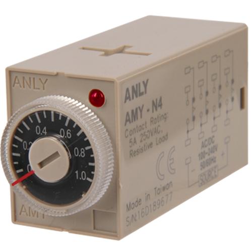 Jual MINIATURE MULTI RANGE ANALOGUE TIMER AMY-N4 AC/DC100-240V ANLY ...