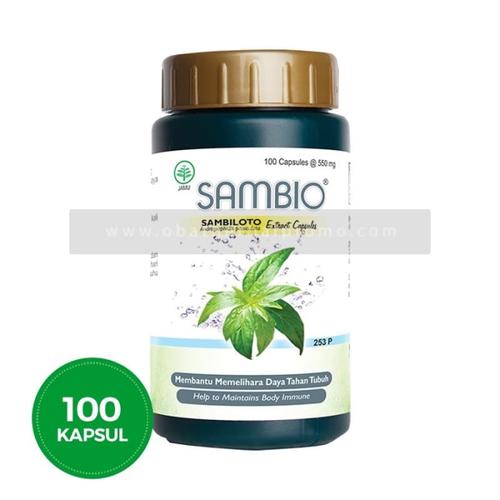 Promo Borobudur Herbal Sambiloto Sambio 100 Kapsul Antivirus Imun Tubuh ...