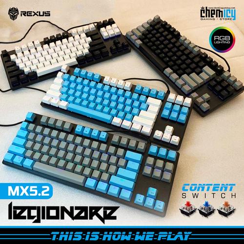 Jual Rexus Legionare MX5.2 Rainbow TKL Mechanical Gaming Keyboard ...