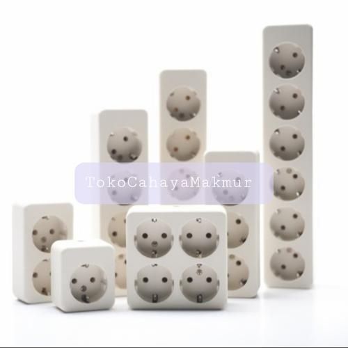 Jual UTICON StopKontak Arde 1Lubang,2Lubang,3Lubang,4Lubang,5Lubang ...