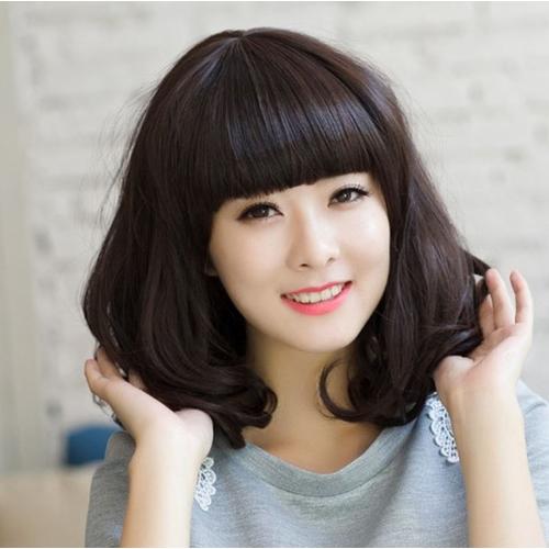 Jual Wig Rambut Palsu Wanita Short Pendek Bergelombang Natural High ...