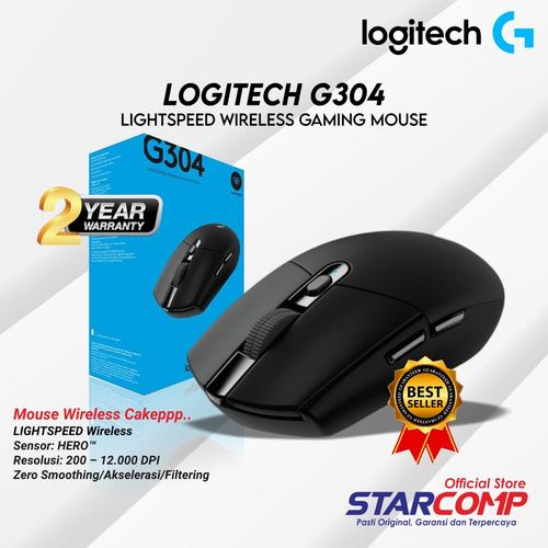 Jual Logitech G304 Lightspeed Wireless Gaming Mouse G 304 - Hitam - Kab ...