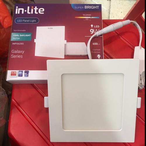 Jual LAMPU DOWNLIGHT LED PANEL 9WATT 9W KOTAK INPS628S INLITE IN-LITE ...
