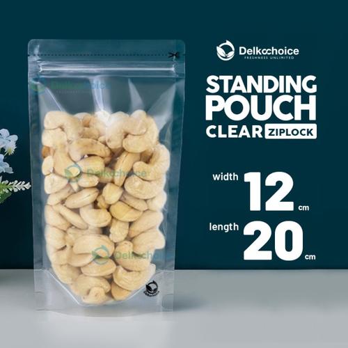 Jual STANDING POUCH CLEAR ZIPLOCK PLASTIK KLIP KEMASAN SNACK MURAH ...