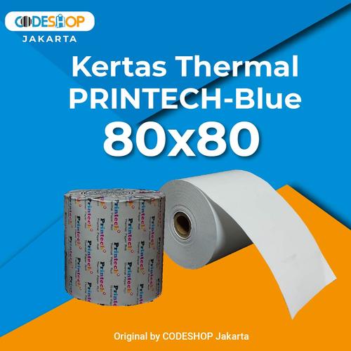 Jual KERTAS THERMAL PRINTECH 80X80 KERTAS ROLL KASIR 80X80 Cetak Biru ...