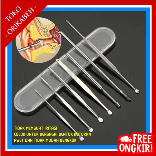 Jual Magic Ear Pick Cleaner Alat Korek Telinga Kuping Besi Stainless ...