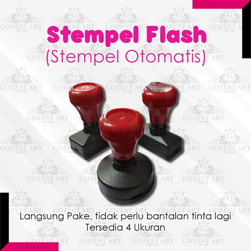 Jual Stempel Flash stampel otomatis warna custom Lunas mini unik Logo ...