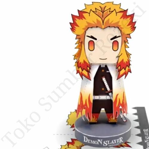 Jual Figure Paper Craft Demon Slayer Kyojuro Rengoku Papercraft Diorama ...