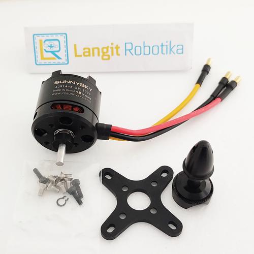 Jual Motor Brushless Sunnysky X2814 1000KV Suitable for UAV X 2814 1000 ...