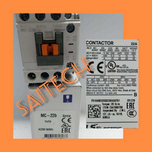 Jual MAGNETIC CONTACTOR / KONTAKTOR MC 22b - MC 22 220V MERK LS GMC-22 ...