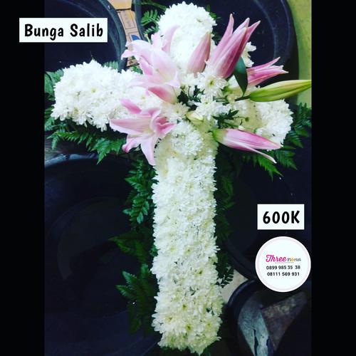 Jual karangan bunga salib / bunga salib dukacita / bunga salib ucapan ...