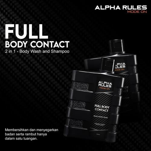 Jual ALPHA RULES FULL BODY CONTACT BODY WASH & SHAMPOO ALPHA RULES ...