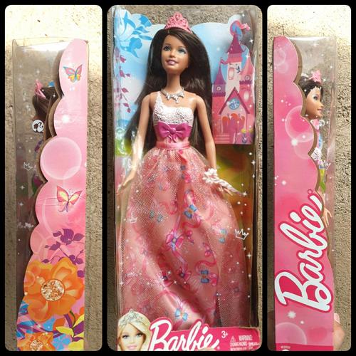 Jual Barbie Peach and Cream Princess Fairytale Magic Mattel classic ...